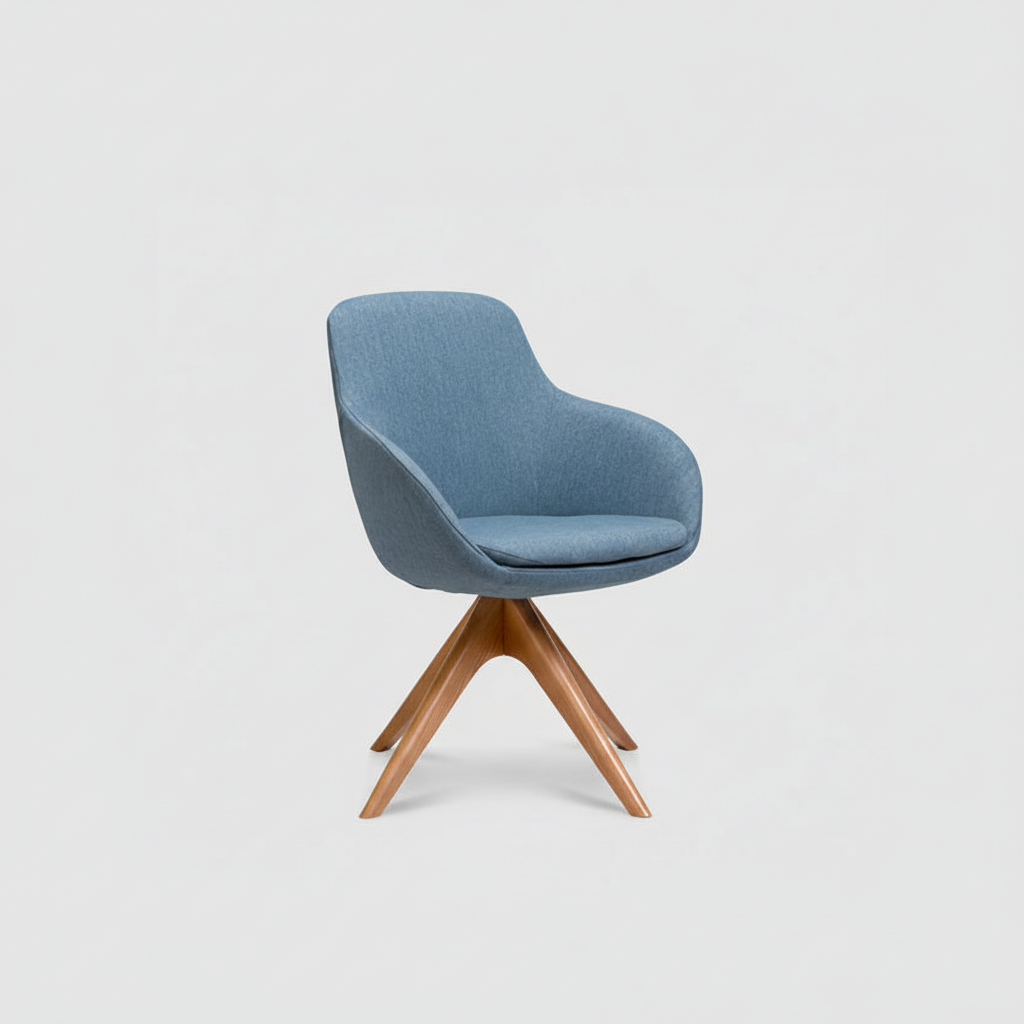 Fraser Chair with Timber Swivel