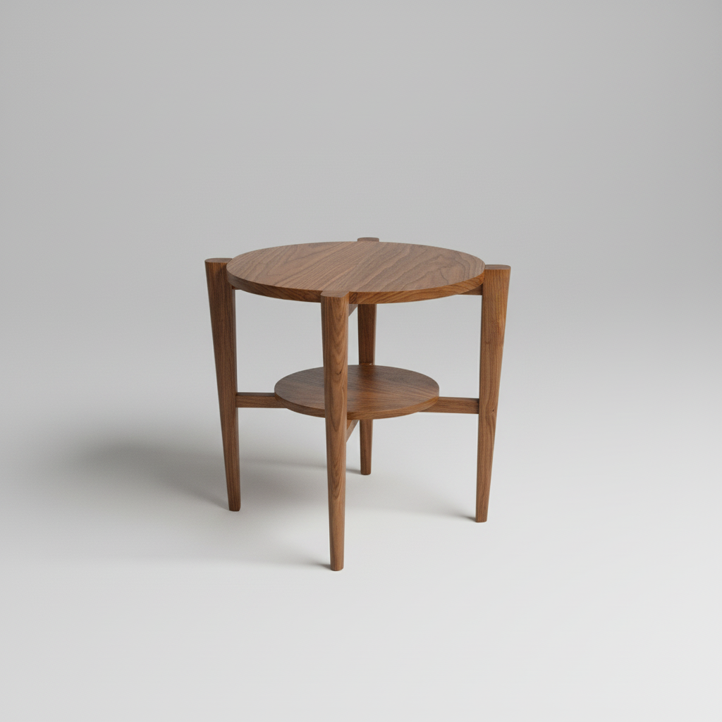 Pepik Side Table Solid Timber Side Table 550×500mm