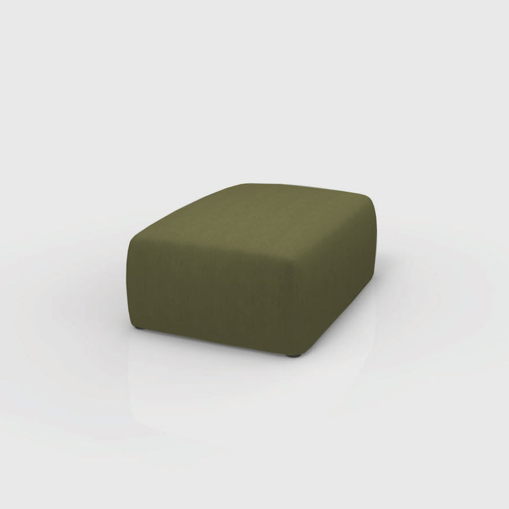 Puffalo Deluxe Ottoman Slim Modular Upholstered Seat