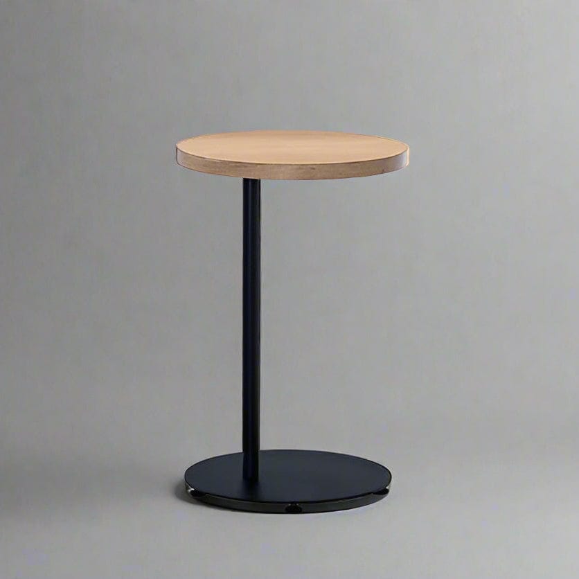 Flat Iron Laptop Table Planked Urban Oak Top Compact Desk